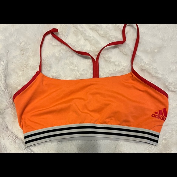 adidas | Intimates & Sleepwear | Adidas Orange Sports Bra Measurements ...